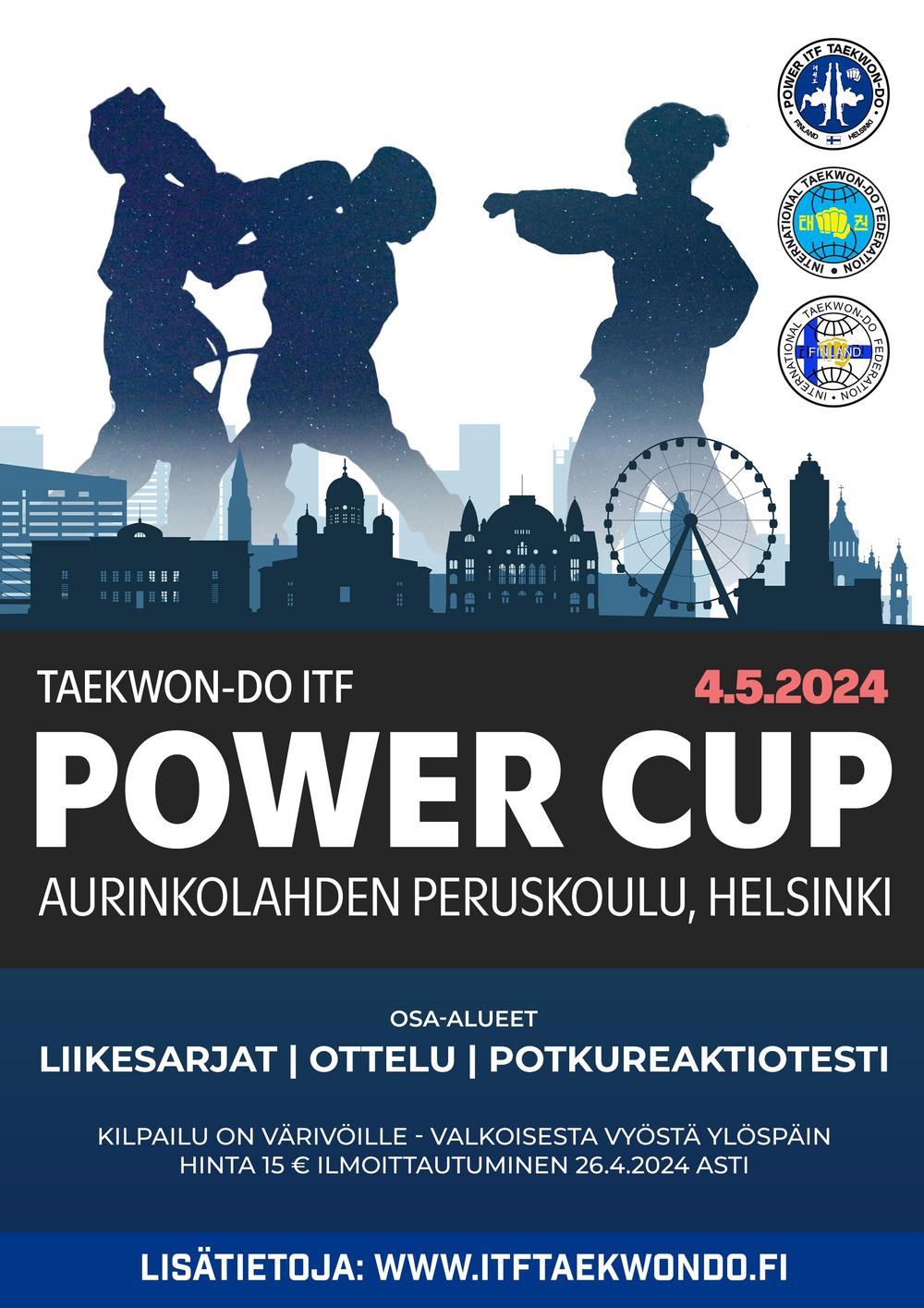 Power Cup 2024 - ITF Taekwon-Do Liitto ry